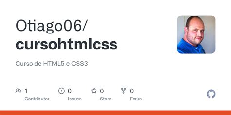 Github Otiago06cursohtmlcss Curso De Html5 E Css3
