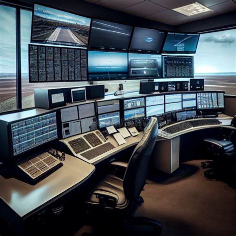 Multiple Computer Screens Monitoring System With Multiple Displays On