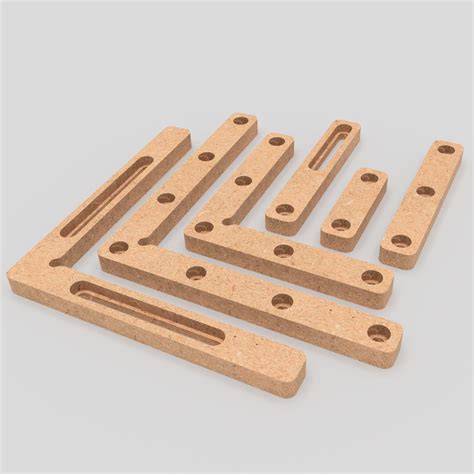 Cnc Router Clamp Set Hold Down Toe Clamps Cam And Corner Clamps Dxf