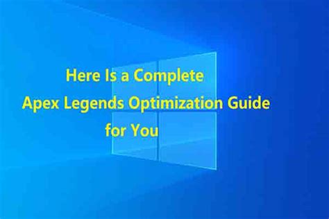 Full Fixes To Apex Legends Connection To Server Timed Out Minitool
