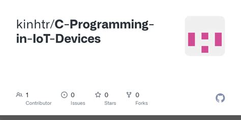 GitHub Kinhtr C Programming In IoT Devices