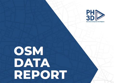 Osm Data Reports Of Ph3d Lgu Partners