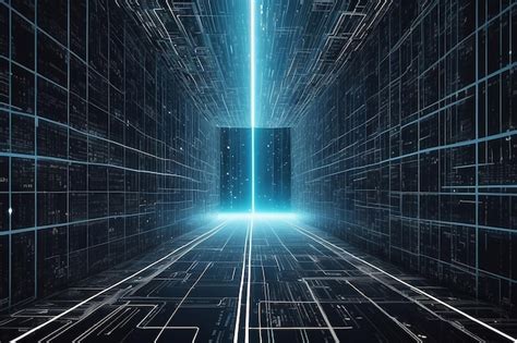 Premium Photo Blue Hues Of Connectivity Exploring Dynamic Networks For Ai Algorithms And