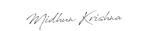 82 midhun krishna name signature style ideas free autograph