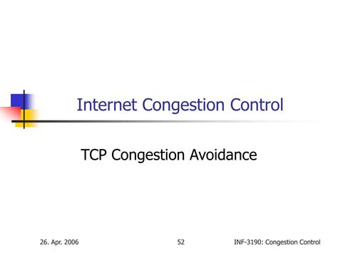 PPT Congestion Control PowerPoint Presentation Free Download ID 5779783