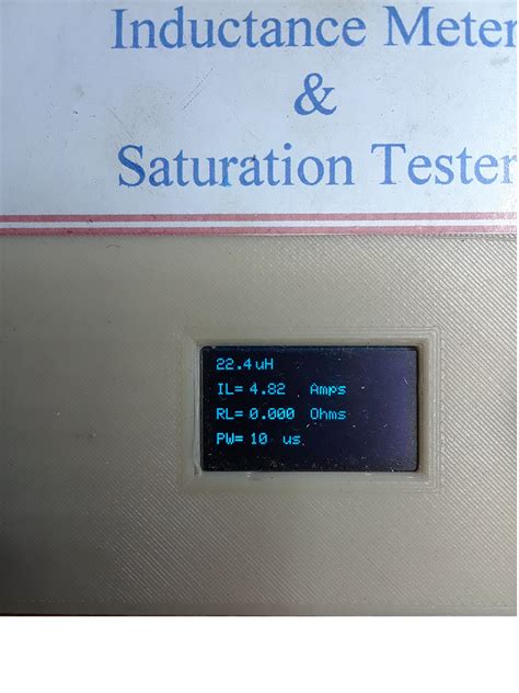 Stm32 Duino Inductance Meter And Saturation Tester 9 Steps Instructables