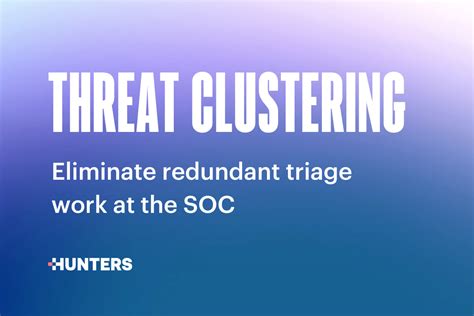 Introducing Threat Clustering Eliminate Redundant Triage Work At The Soc