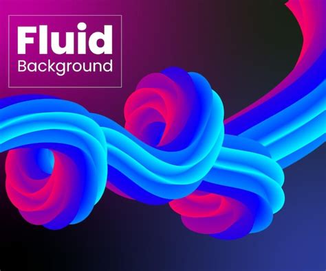 Premium Vector Fluid Background Design Template