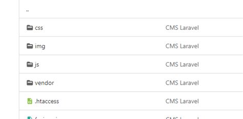 Php Why My Folder Storage From File Manager Unisharp When I Push To