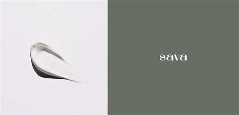 Sava Skin Care Brand Identity фирменный стиль On Behance