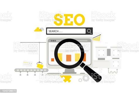 seo 최적화입니다 현대 평면 디자인 컨셉 html에 대한 스톡 벡터 아트 및 기타 이미지 html 개념 개발 istock