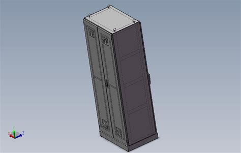 控制电柜模型图纸免费下载 懒石网