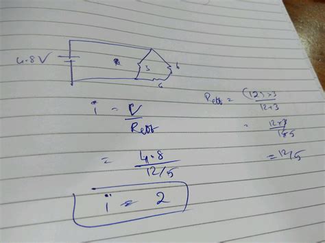 38 The Current I In The Given Circuit Is CBSE PMT 1999 The Sides Of Connected Gure The I