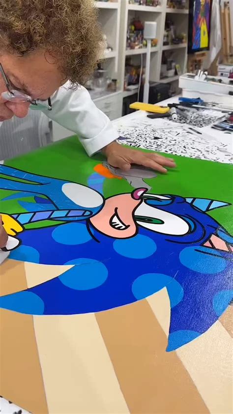Robson Britto Romero Britto X Sonic Sega Sega Sonic