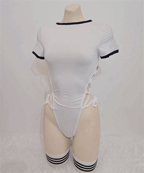 [ ️당일발송 ️우체국택배]화이트부르마 코스튬 스쿨미즈 일본체육복 섹시코스프레 남자친구이벤트의상 발렌타인데이 에이블리