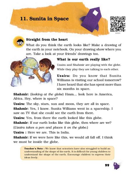 Ncert Book Class 5 Evs Chapter 11 Sunita In Space Aglasem Schools