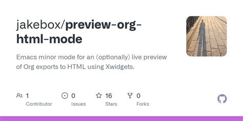 Preview Org Html Mode Emacs Minor Mode For An Optionally Live