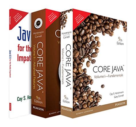 Java Programming Bundle Set Of 3 Books Horstmann Books