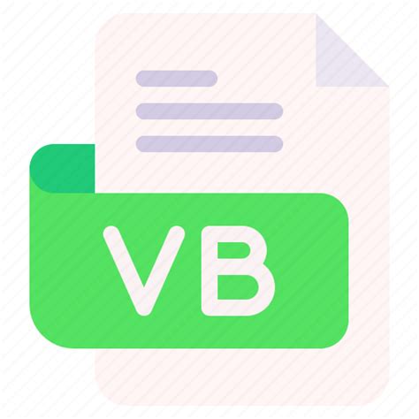 vb file type format extension document icon download on iconfinder