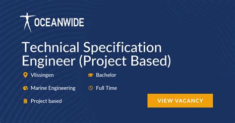 Technical Specification Engineer Project Based Marine Engineering Shipbuilding Vacancy