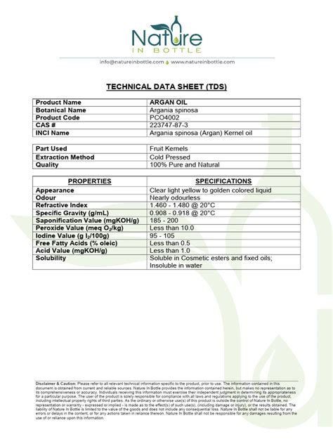 Technical Data Sheet Tds 2 Pdf Chemical Substances