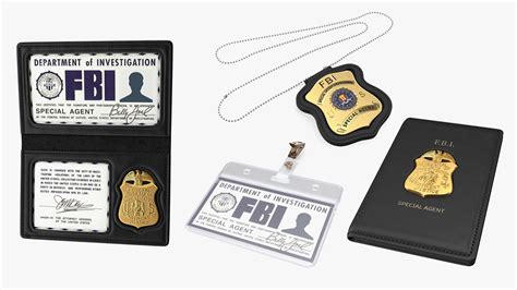 Blank Fbi Badge