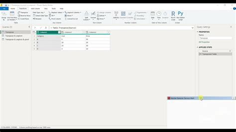 05 Prepare Data 17 Transpose Vs Pivot And Unpivot In Power Bi شرح