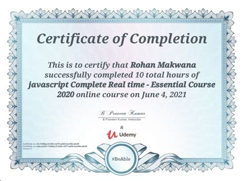 Rohan Makwana On Linkedin Udemy Javascript Internshipprogram Frontenddeveloper