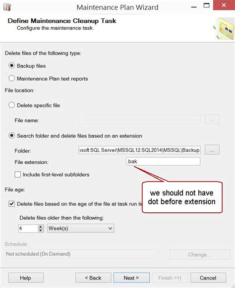 SQL SERVER Maintenance Plan Maintenance Cleanup Task Not Deleting Files SQL Authority With