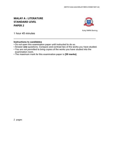 soalan kertas 2 sem 2 pdf