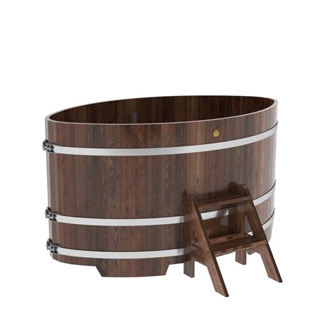 Купель для бани Bentwood овальная, 1,12х1,83х1,2 м из лиственницы ...