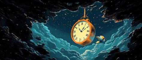 cuckoo in the void cuckoo clock premium ai generated image
