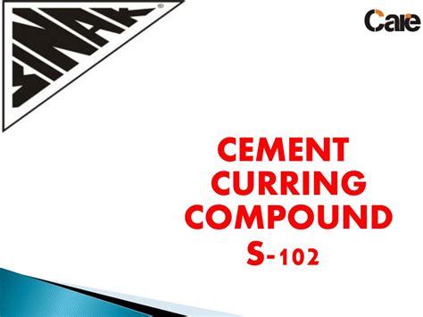 Ppt Cement Curring Compound S 102 Powerpoint Presentation Free Download Id 6699084