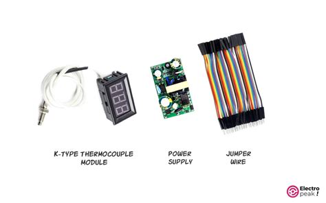 How to Use XH-B310 K-Type Thermocouple Module - Electropeak