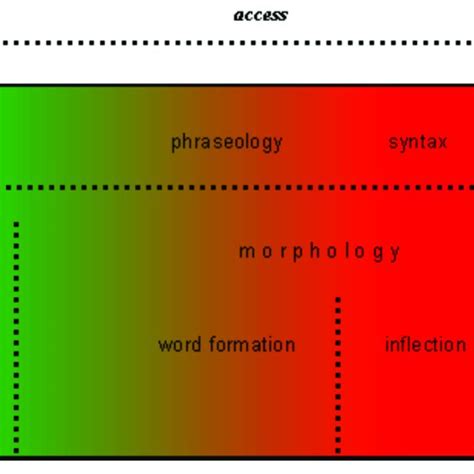 2 The Relationship Between Lexicon And Grammar According To Lehmann