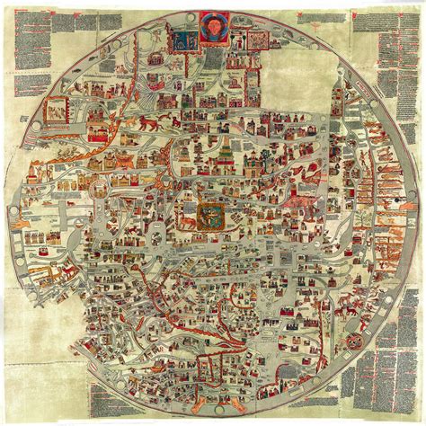 This Map Is Probably From The Late 13th Century Perhaps Created By