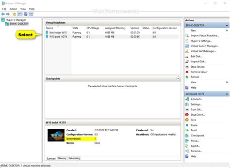 See If Hyper V Virtual Machine Is Generation 1 Or Generation 2 Tutorials