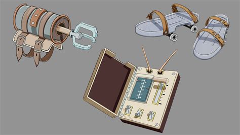 Artstation Videogame Project Tinker Tower Gadgets