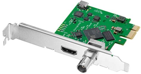 Blackmagic Design BDLKMINIREC3G Broadcast Quality 10 Bit SDI And HDMI PCIe Capture Card For SD