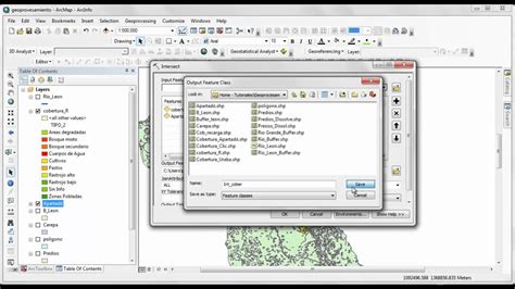 Geoprocesamiento En Arcgis 10 Youtube