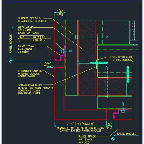 Bundle Of Metal Cladding And Wall Cladding Connections Drawings Autocad
