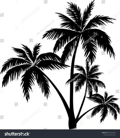 Palm Tree Vector Your Design Stock Vector Royalty Free Shutterstock
