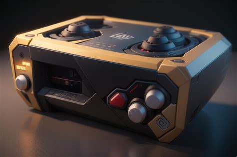 Premium Ai Image Game Console Console Device 3d Rendering Model