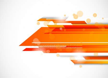 Orange Technology Background Vector Images Depositphotos
