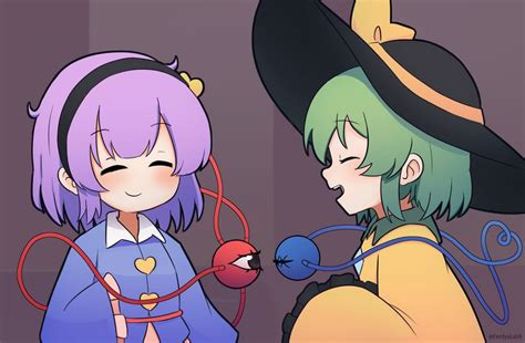 Komeiji Koishi And Komeiji Satori Touhou Drawn By Ferdy S Lab Danbooru