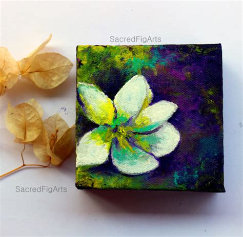 Small Flower Painting At Explore Collection Of Small Flower Painting