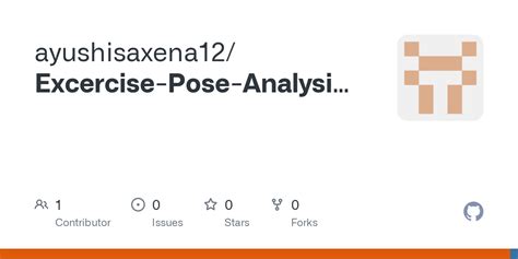 Github Ayushisaxena12 Excercise Pose Analysis Using Computer Vision