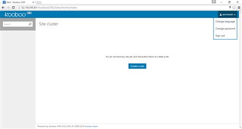 KOOBOO CMS ADMINISTRATOR PANEL Secure Any Cloud