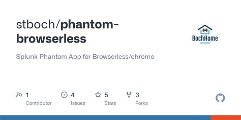 Github Stbochphantom Browserless Splunk Phantom App For Browserless