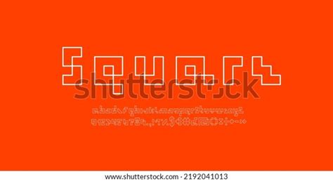 개의 Bitmap font outline font 이미지 스톡 사진 D 오브젝트 벡터 Shutterstock
